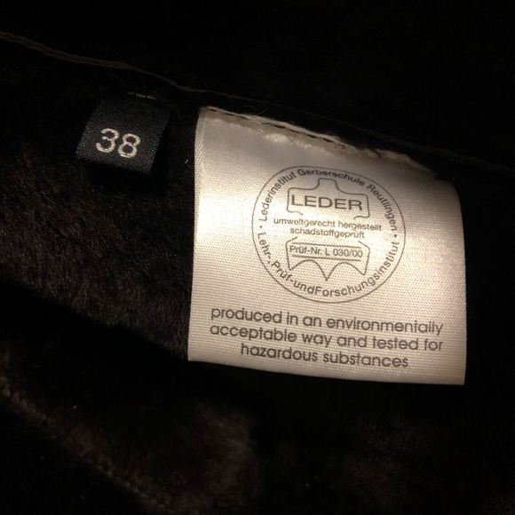 CHRIST Leather | Jackets & Coats | Christ Leather Shearling | Poshmark